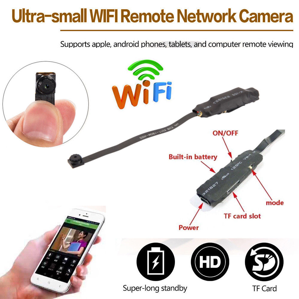 Mini WIFI DIY Module Camera Wireless DV DVR Remote Network Home Nanny ...