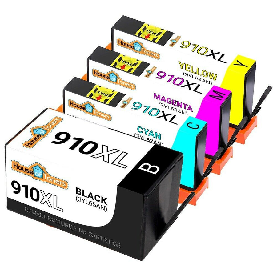 Replacement HP 910XL Ink for Officejet Pro 8010 8020 8021 8025 8030 80 ...
