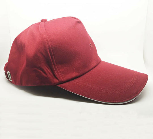 Sporty Baseball Hat1080P HD red hat built-in battery micro mini camera ...